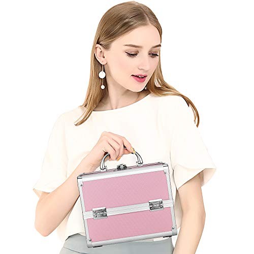 Compact make-up case with rigid frame